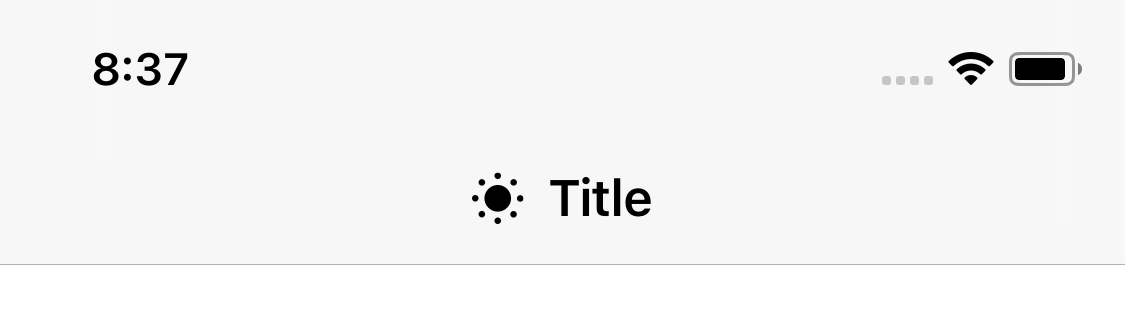 Swiftui 自定义导航栏 Lius Den